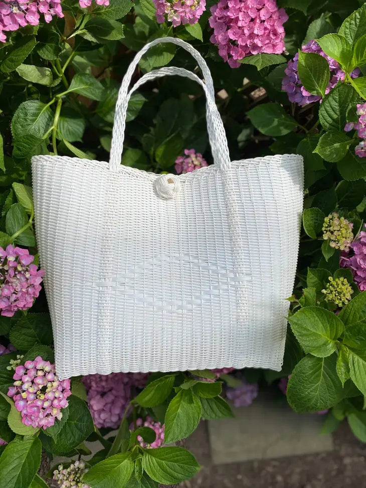 The Lilly Line Large Solid White Tote Bag– HIVE