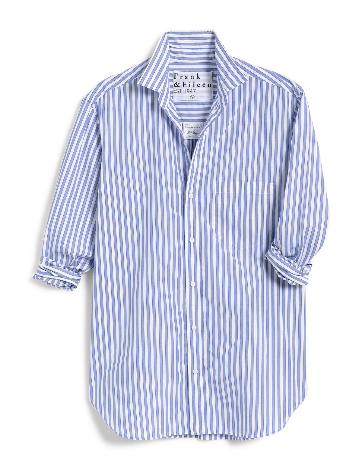 Frank and Eileen Joedy Button Up Top (blue pin stripe)– HIVE